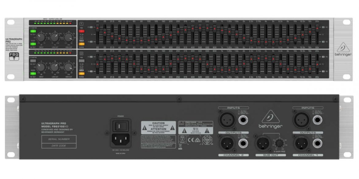 Behringer Ultragraph Pro FBQ3102HD - Ecualizador Gráfico Profesional