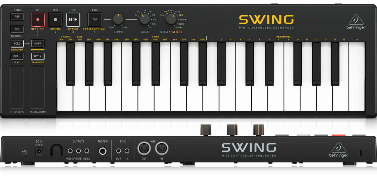 Behringer Swing - Controlador Secuenciador MIDI USB