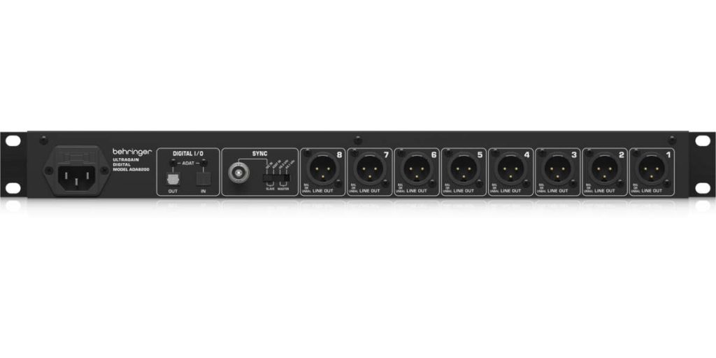 Behringer ADA8200 - Preamplificador de Micrófono ADAT de 8 Canales