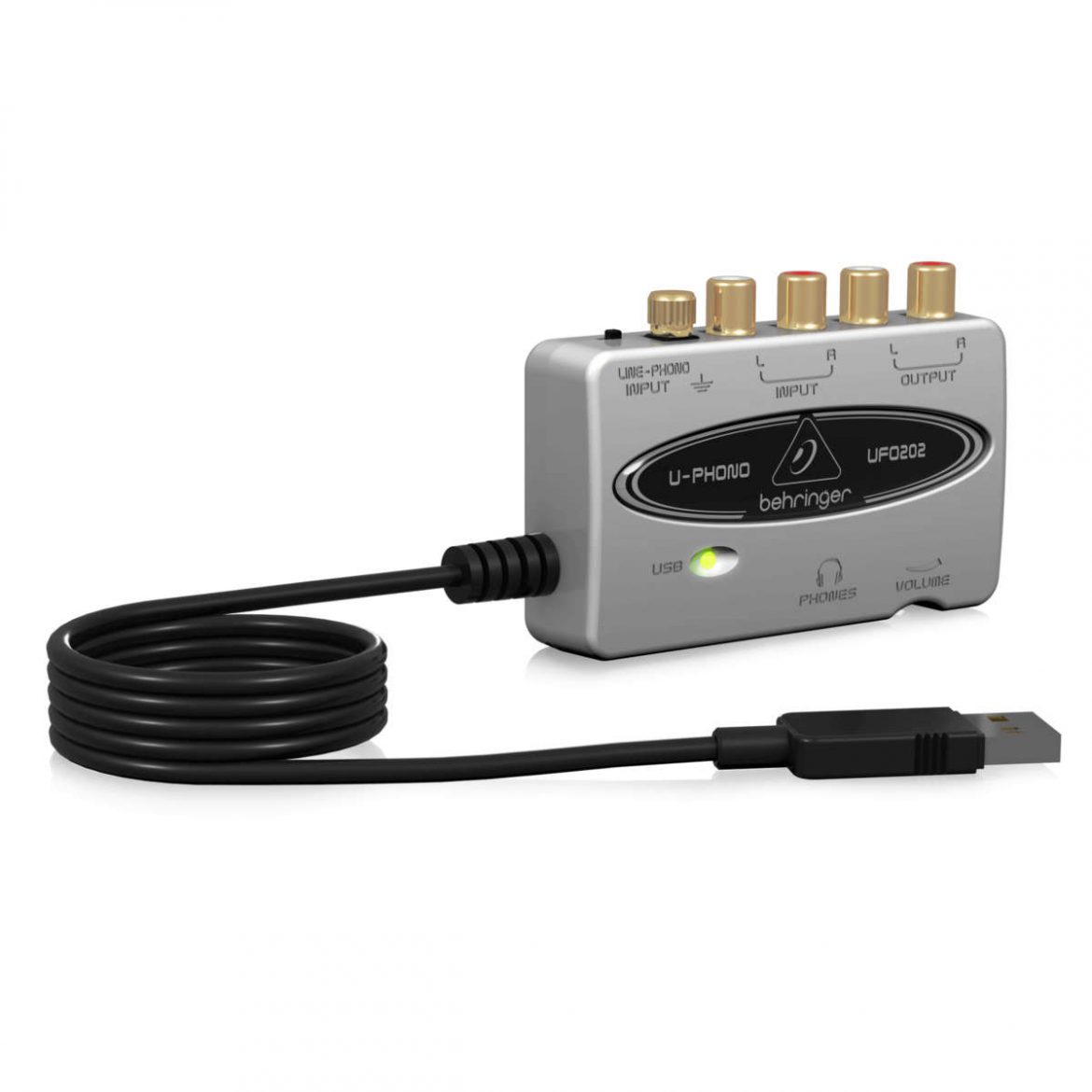 Behringer U-Phono UFO202 - Interfaz de Audio para Tornamesas