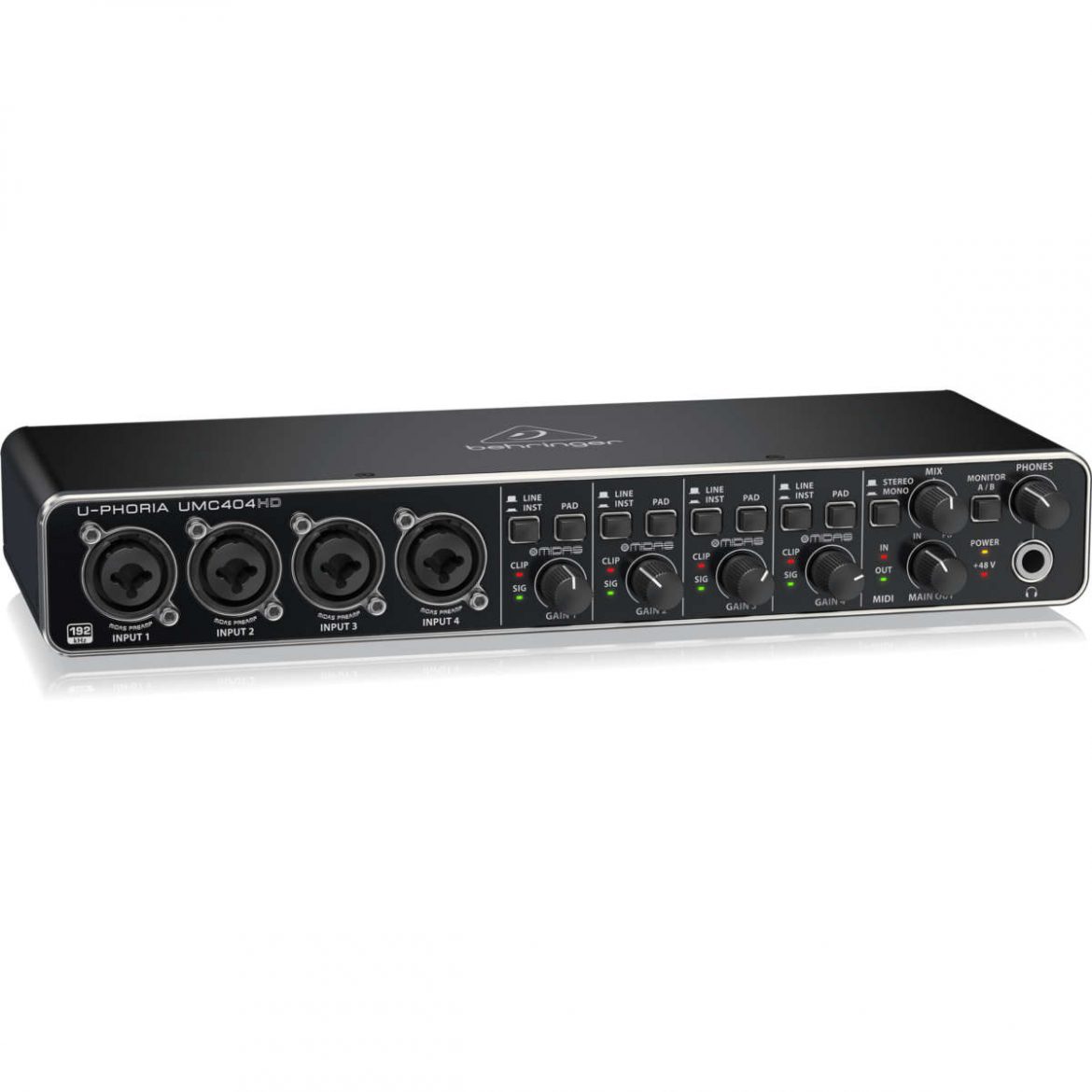 Behringer U-Phoria UMC404HD - Interfaz de Audio 4x4
