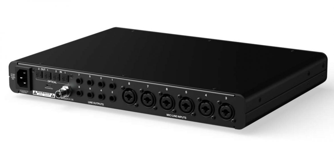 Audient EVO SP8 - Preamplificador de Micrófono Smart de 8 Canales