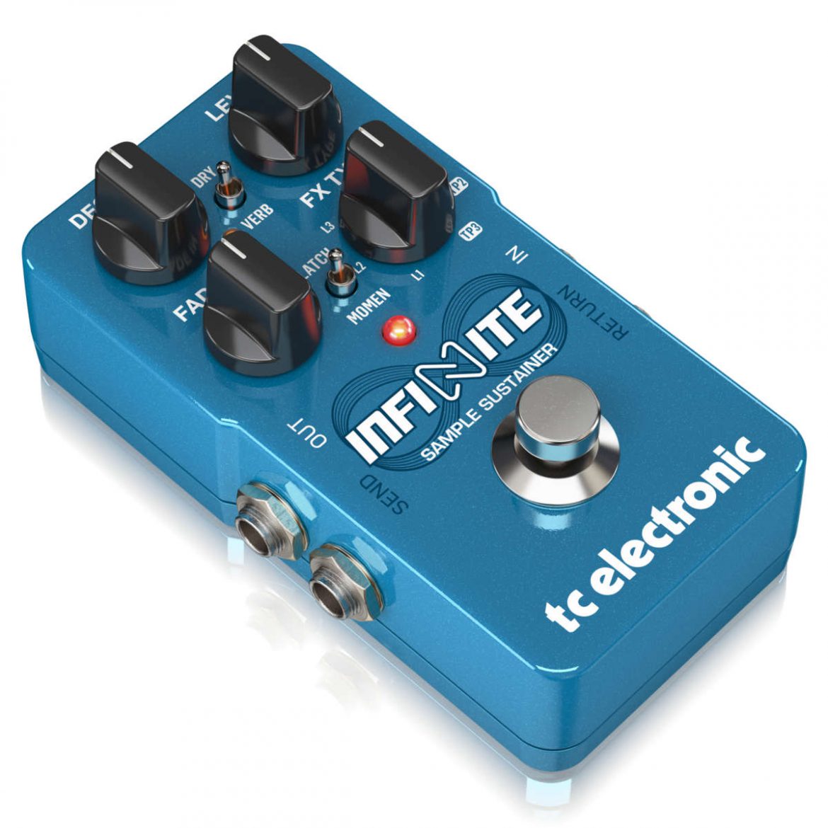 TC Electronic Infinite Sample Sustainer - Pedal de Guitarra Análogo