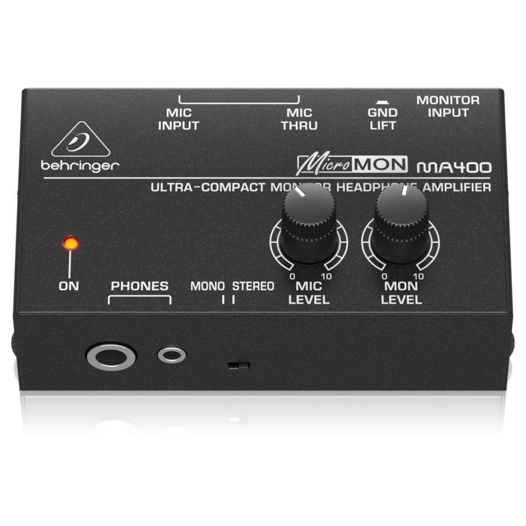 Behringer MicroMON MA400 - Amplificador de Audífonos con Monitoreo