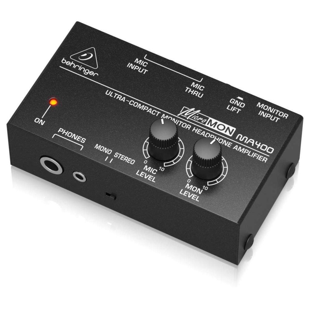 Behringer MicroMON MA400 - Amplificador de Audífonos con Monitoreo