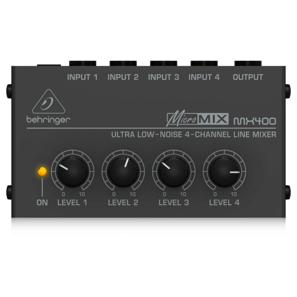 Behringer MicroMIX MX400 - Mezcladora Compacta de 4 Canales