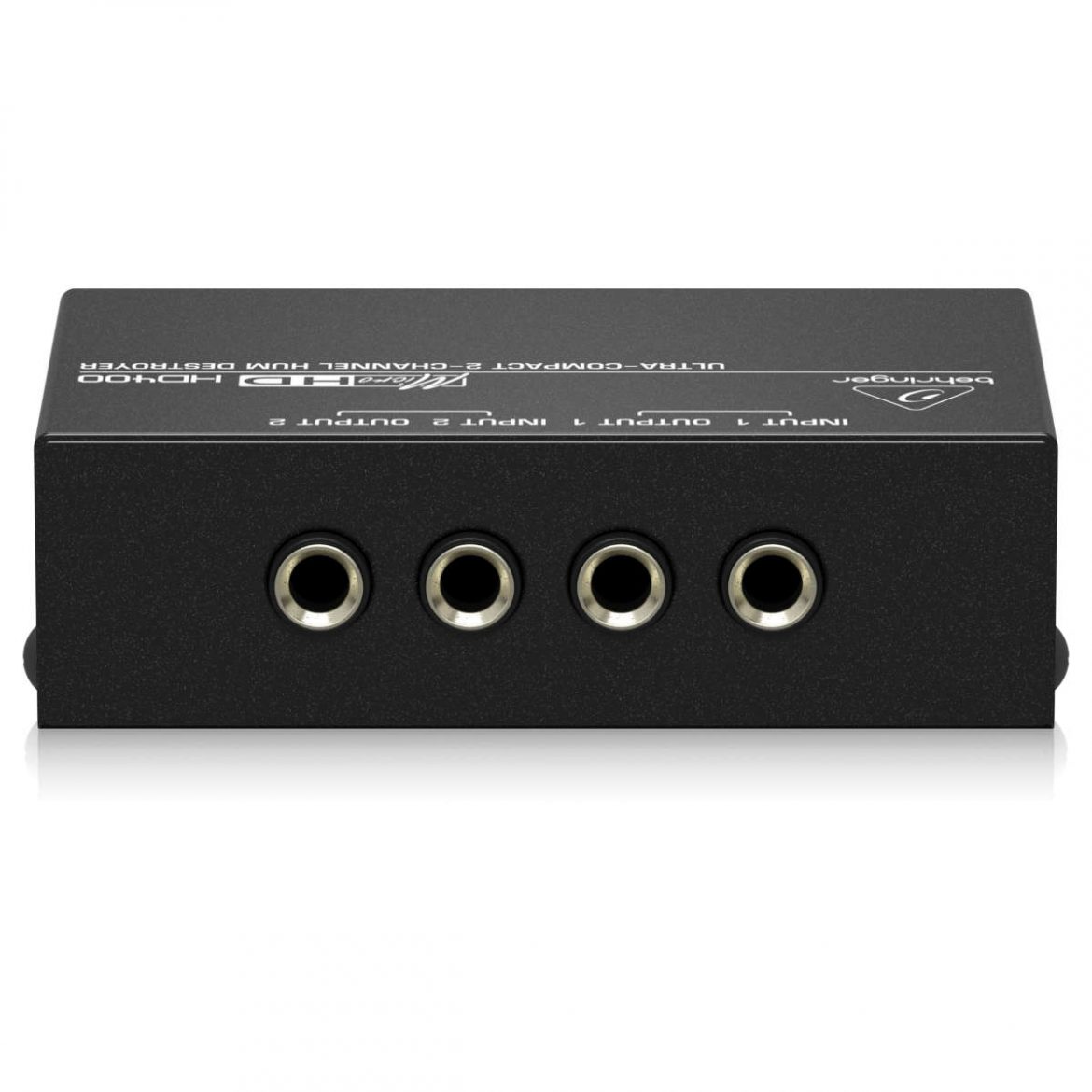 Behringer MicroHD HD400 - Eliminador de Zumbido Eléctrico de 2 Canales