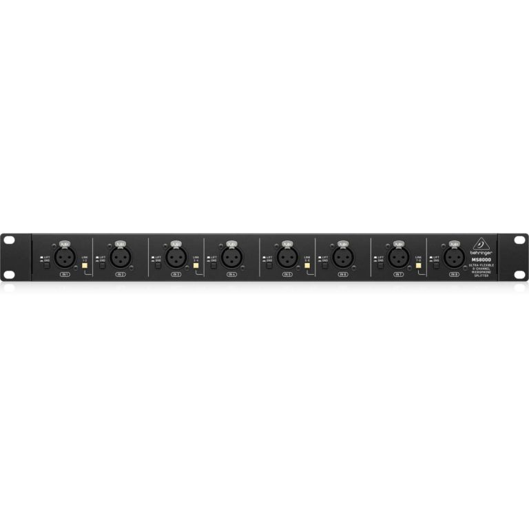 Behringer Ultralink MS8000 - Splitter de Micrófono de 8 Canales