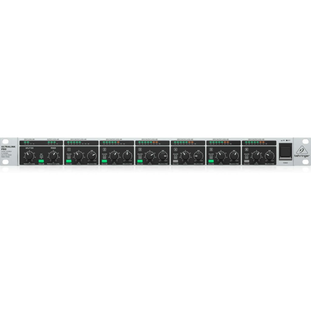 Behringer Ultralink Pro MX882 V2 - Splitter Mixer Flexible de 8 Canales