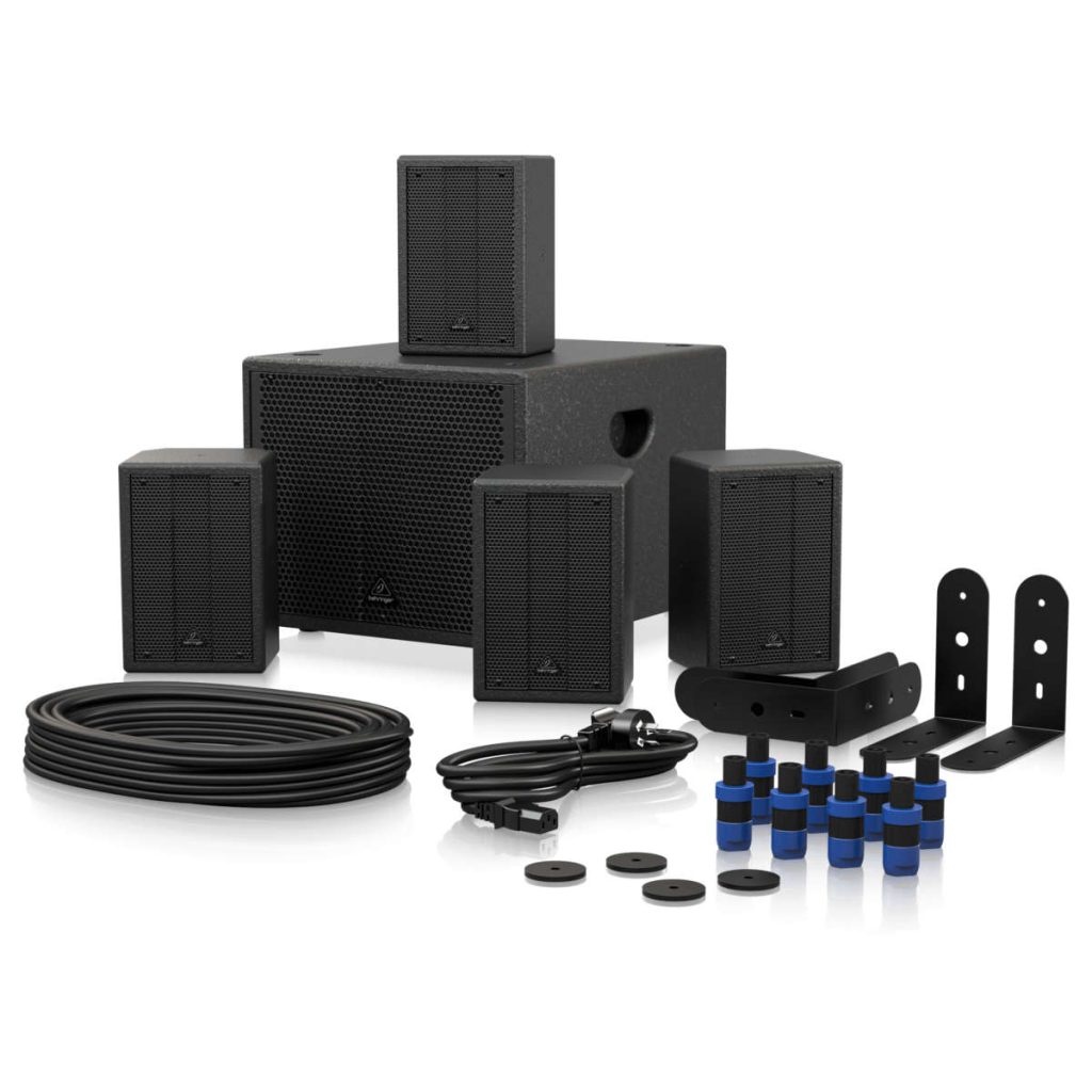 Behringer SAT 1004 Bundle - Sistema de Amplificación para Pubs