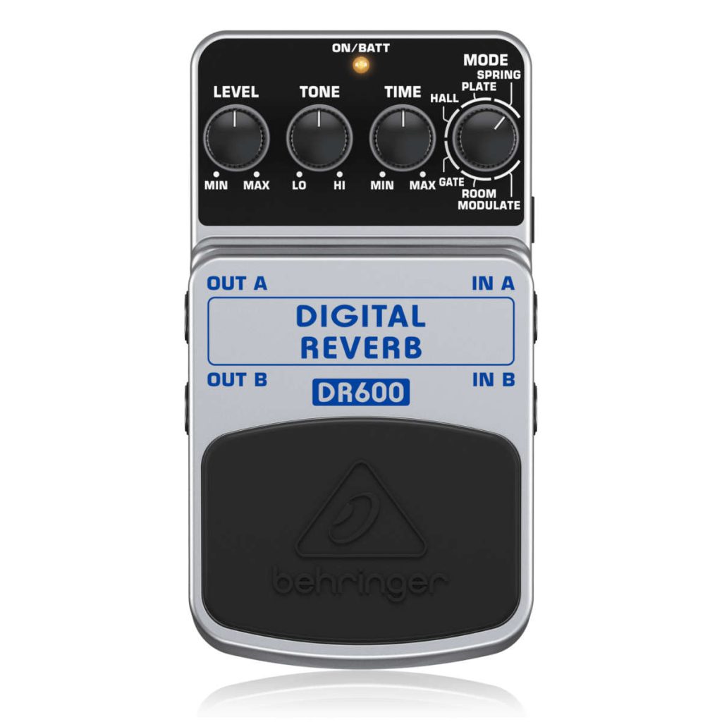Behringer Digital Reverb DR600 - Pedal de Reverb Digital Stereo