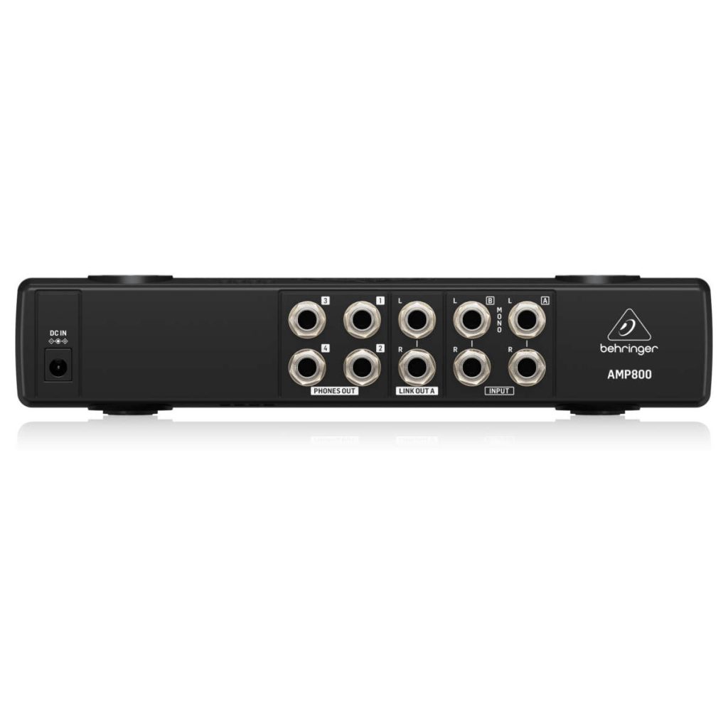 Behringer MiniAmp AMP800 V2 - Amplificador de Audífonos de 4 Canales